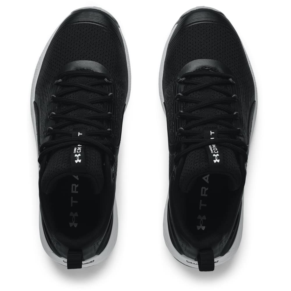 Under Armour Men's Charged Commit Tr 3, Black (001)/White, 10.5 M US