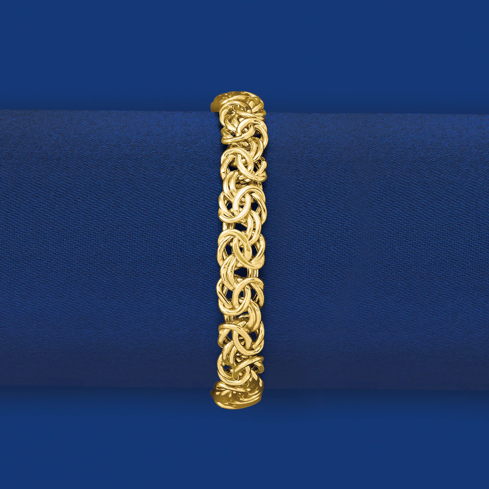 Ross-Simons 14kt Yellow Gold Byzantine Bracelet. 7 inches