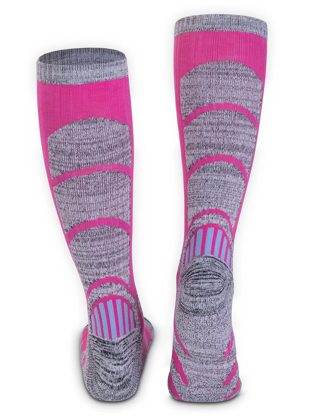 Ski Socks Women Men,Thermal Skiing & Snowboard Socks, Cold Weather, Winter Performance Socks 2-Pack