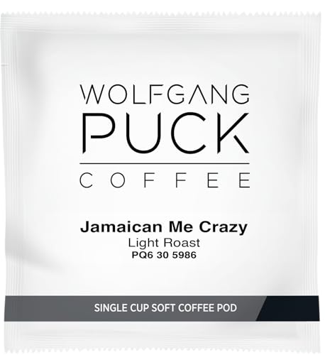 Wolfgang Puck Coffee, Jamaican Me Crazy Gram Coffee, 9.5 Gram Pods, 18 Count