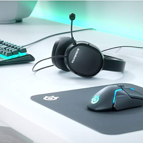 Steel Series Arctis 1 - All-Platform Compatibility - for PC, PS4, Xbox, Nintendo Switch, Mobile - Detachable ClearCast Microphone (PS4////)