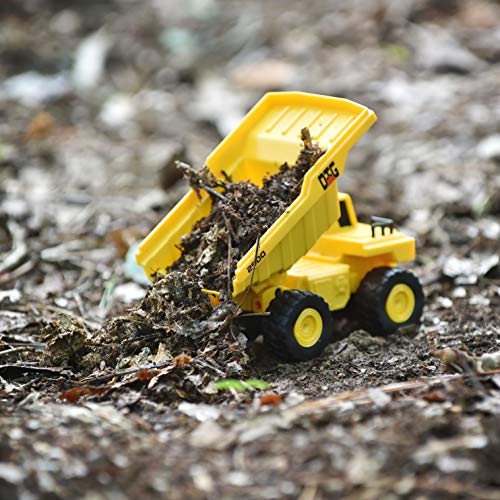 Sunny Days Entertainment Mini Construction Vehicles 3 Pack β Lights and Sounds Pull Back Toy Vehicle | Includes Dump Truck Front End Loader and Crane Truck β Maxx Action