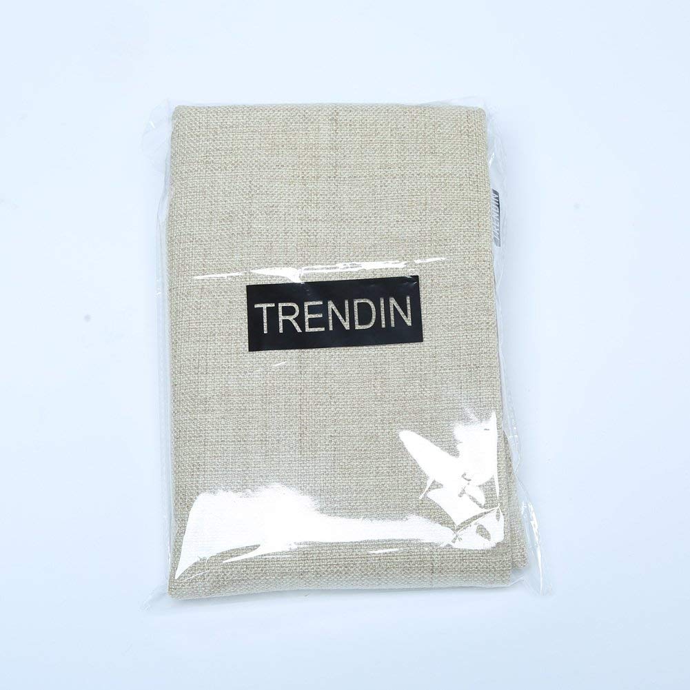 TRENDIN Decorative Throw Pillow Cover 20x12 inch Rustic Look Black Welcome to our Porch Cushion Case Rectangular Shape PL347TR