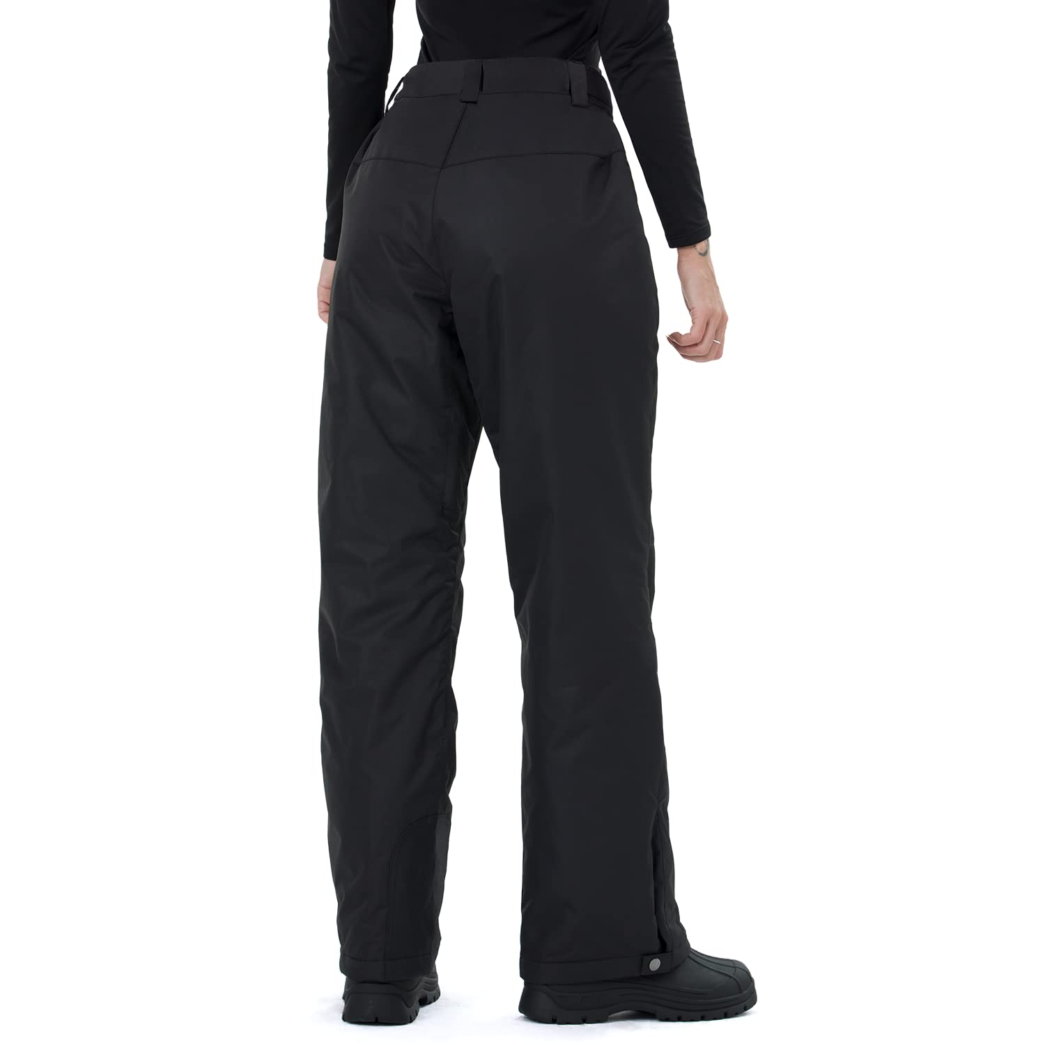 Sportneer Snow Pants Womens Insulated Ski Pants Women Snowboard Pants SnowPants Black XL