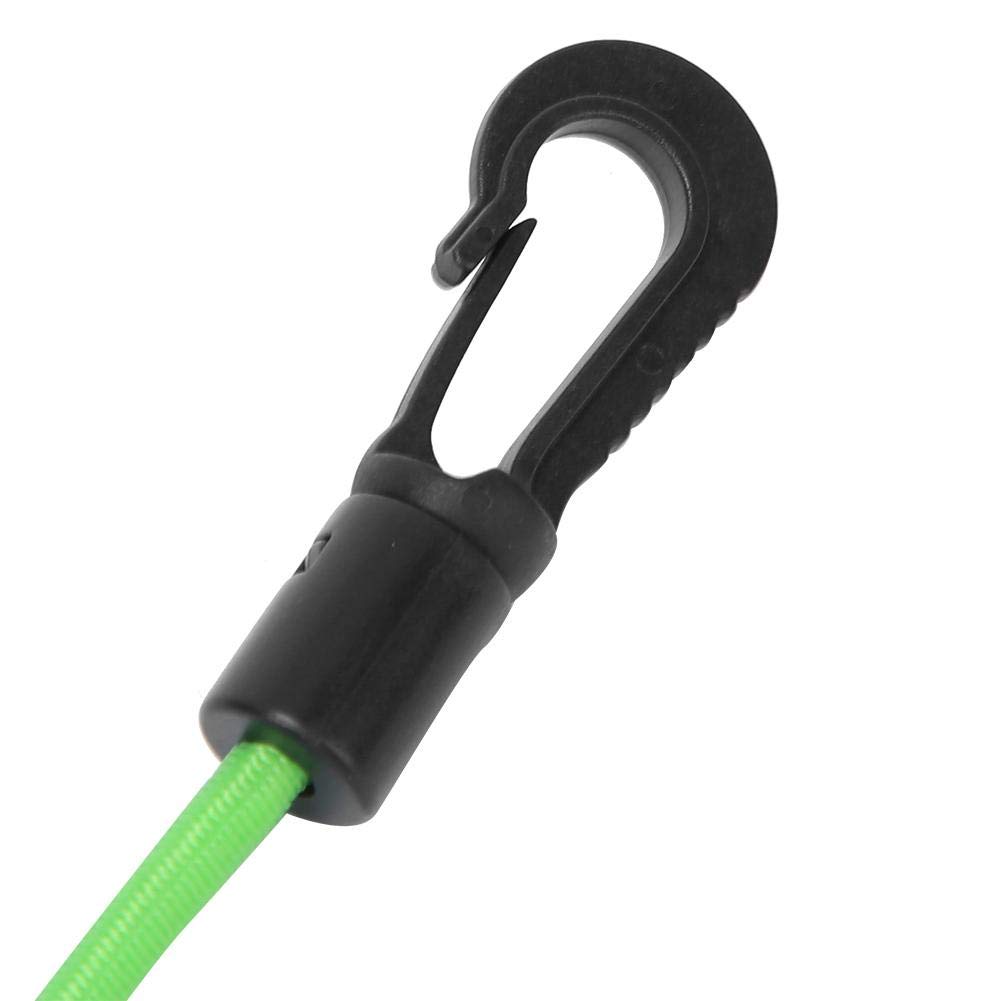 VBESTLIFE Life Kayak Paddle Leash, 50in Bungee Rope Fishing Rod Leash Cord Canoe Paddle Leash(Green)
