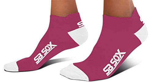 SB SOX Lite Plantar Fasciitis Compression Socks (2 Pairs) for Women & Men - Lowcut Socks for Running, Athletic, Daily Use (Black/Gray, Medium)