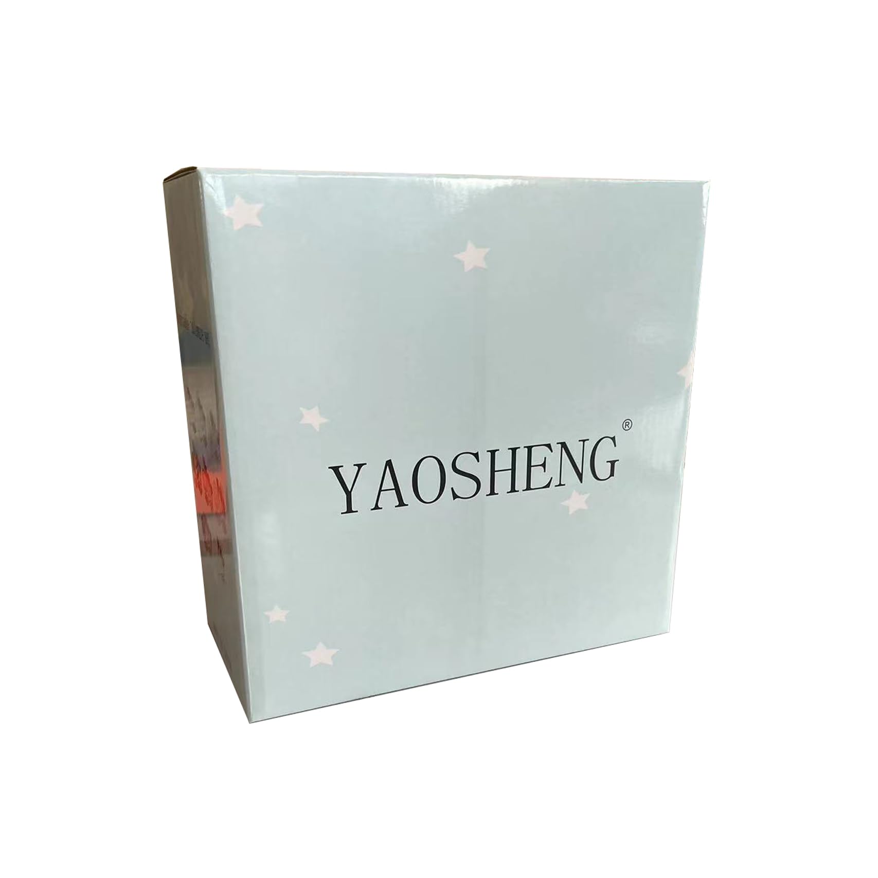 YAOSHENG 100PCS Disposable plastic table plate for Party Supplies,Holiday,Easter,Cake.