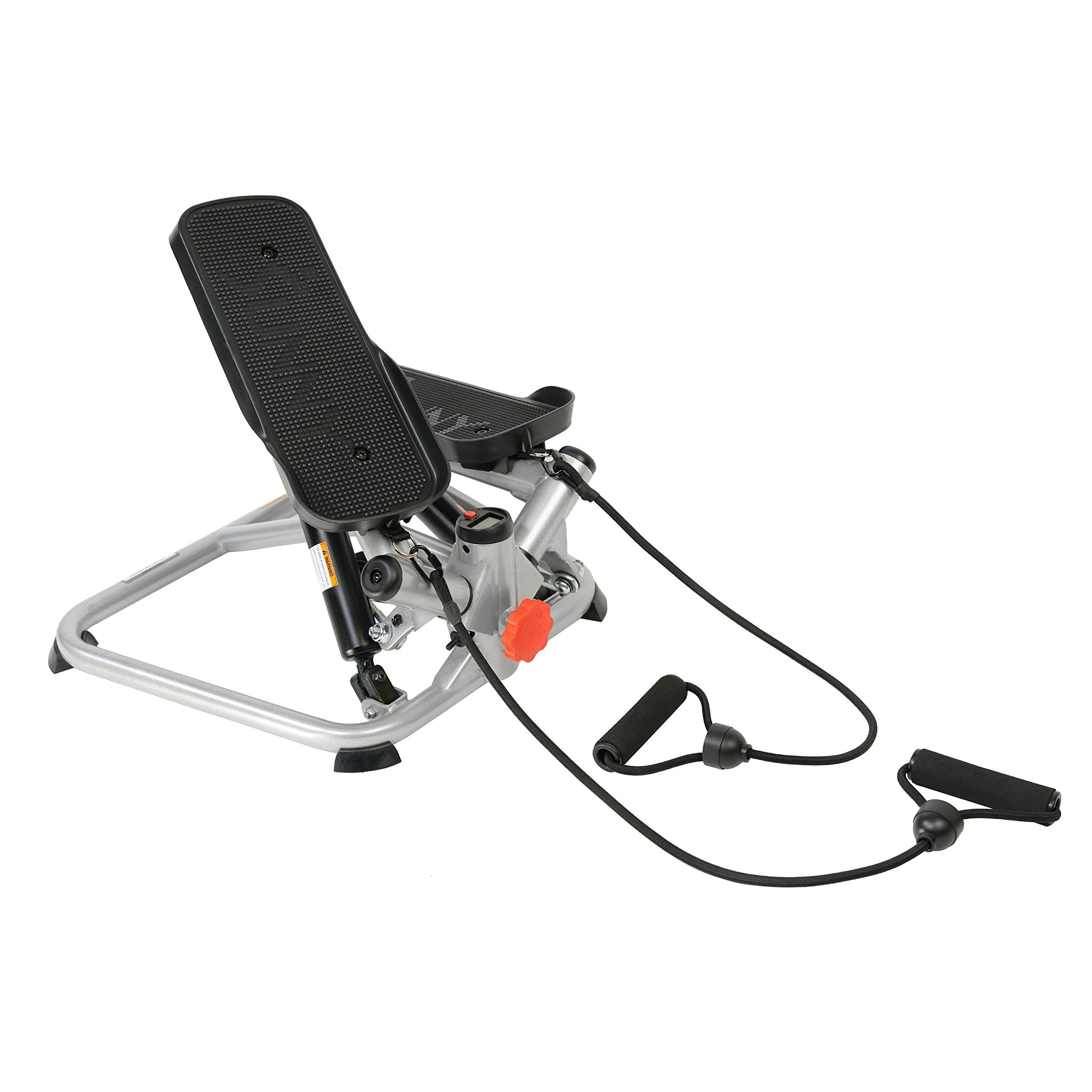 Sunny Health & Fitness Total Body Advanced Stepper Machine - SF-S0979, Gray (Renewed)