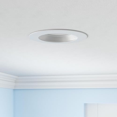 SUNTHIN Smart Recessed Lighting, 6 inch LED Recessed Downlights Retrofit RGB Recessed Ceiling Can Lights, Color Changing and Tunable White, Voice Control Alexa & Google Assistant,13W,1100LM (4 Pack)