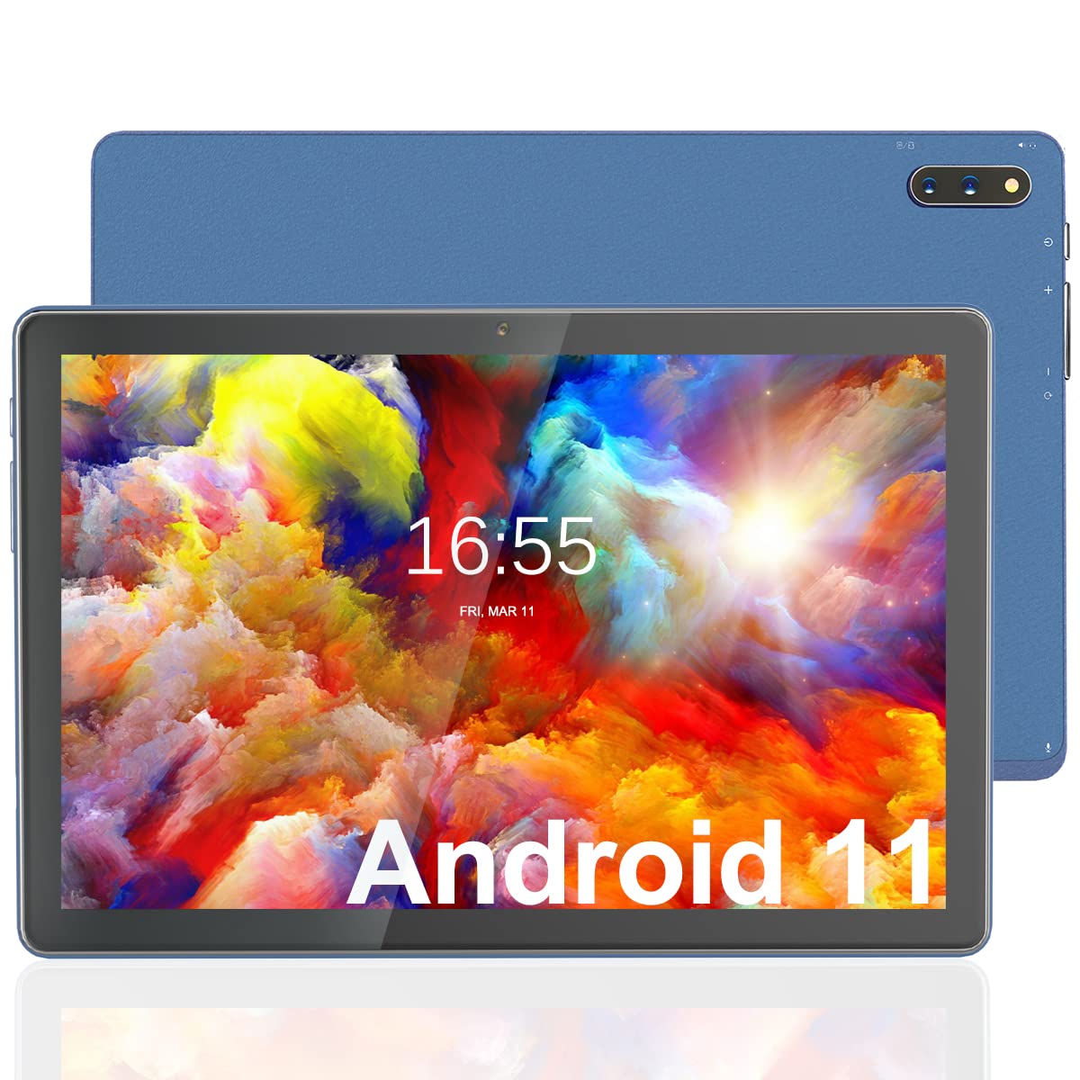 ZONMAI Tablet 10 Inch Android 10 5G WiFi, 2 in 1 Tablets with 1.6GHz Quad-Core Processor, 4GB RAM 64GB ROM, 10.1'' 1280x800 IPS HD Display, 8MP Camera, Bluetooth Keyboard Tablet PC