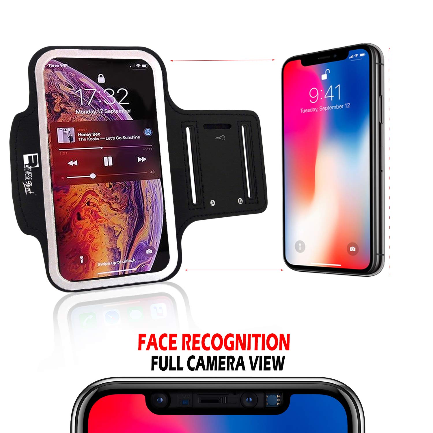 RevereSport iPhone 11 Running Armband. Sports Phone Case Holder for Runners and Gym Exercise (6.1")