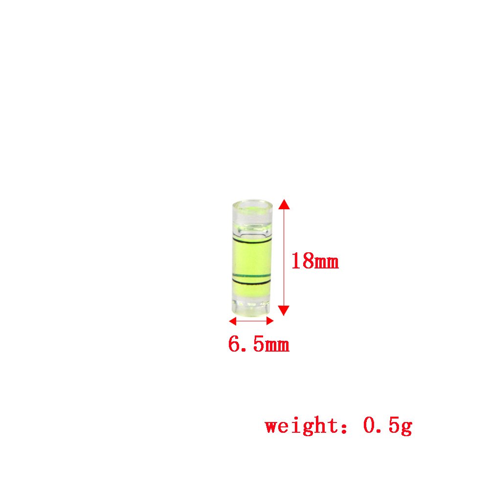 SHARROW 8 Pcs Bow Sight Water Level Bubble Transparent Column Bubble Level Archery Replacement Accessories