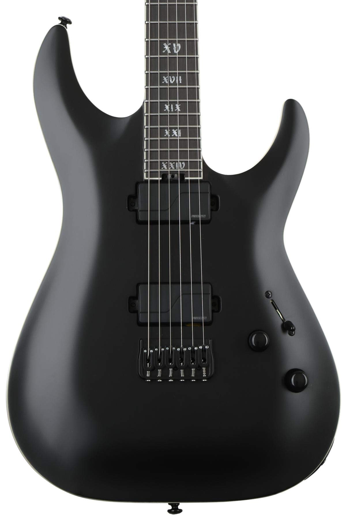 Schecter C-1 SLS Evil Twin - Satin Black