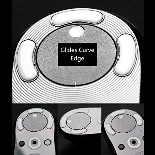 Tiger Gaming Mouse Feet,Mouse Skate for G502 Mouse White Mouse Glides Edge 2 Sets/Pack