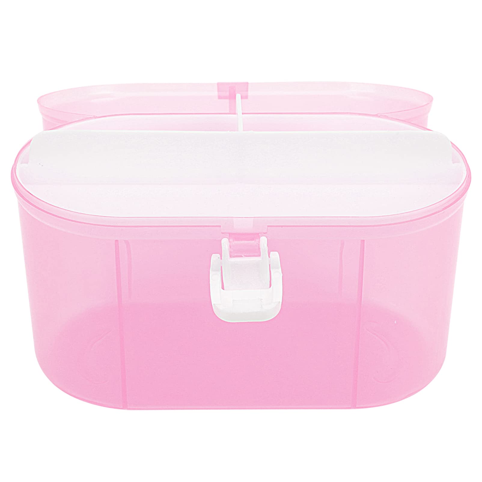 Zerodeko Box Double Layer Suitcase Desk Gadgets Suitcase for Sewing Basket Toys for Office Carrying Cases Kids Suitcase Art Bins Storage Containers Kid Toys Crafts Plastic Foldable Travel