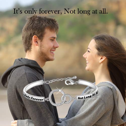 TIIMG Lyrics Inspired It’s Only Forever Not Long at All Gift for Wife Girlfriend Best Friend