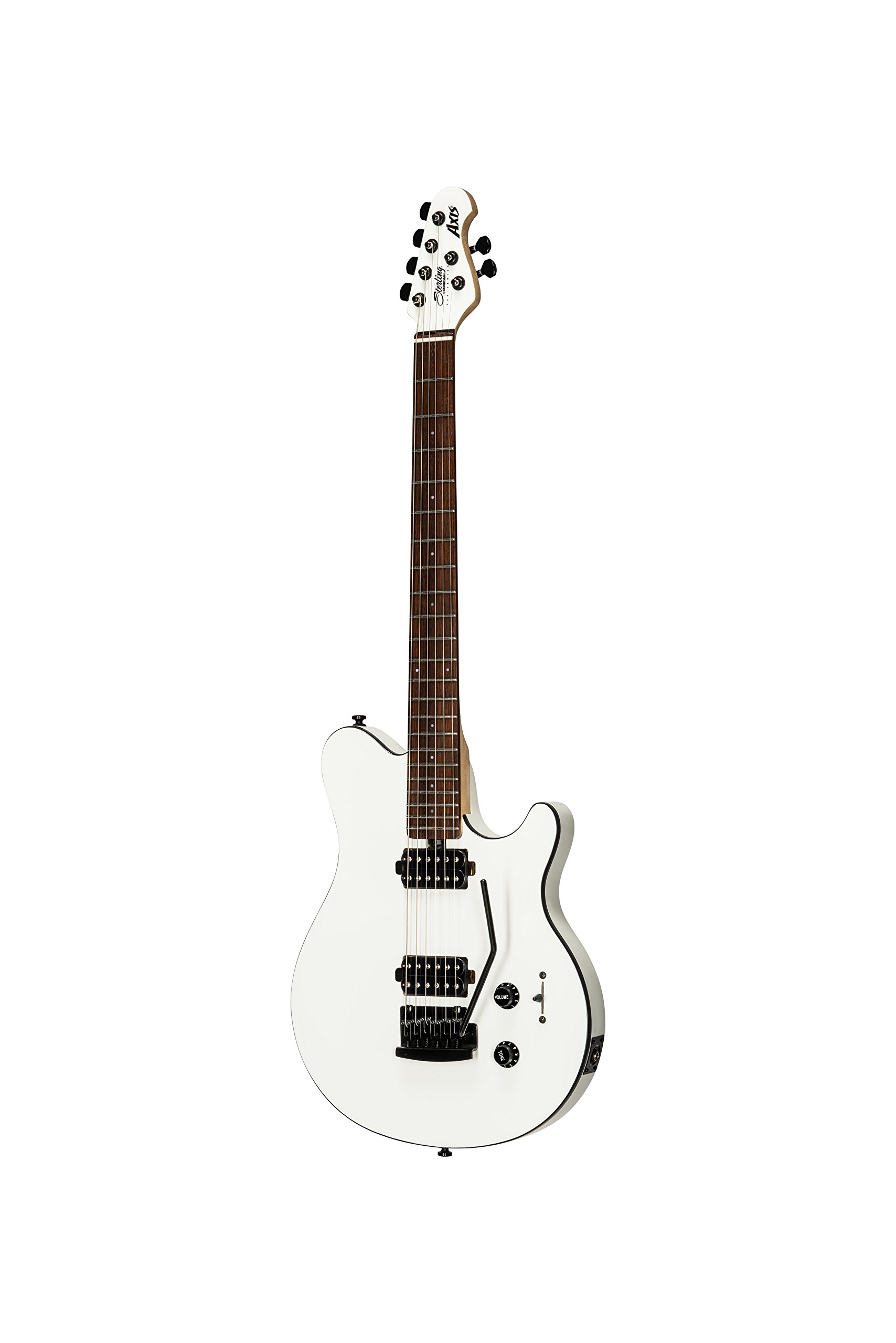 Sterling By MusicMan 6 String Sterling by Music Man Axis AX3S Electric Guitar Body, Right, White with Black Binding (AX3S-WH-R1)