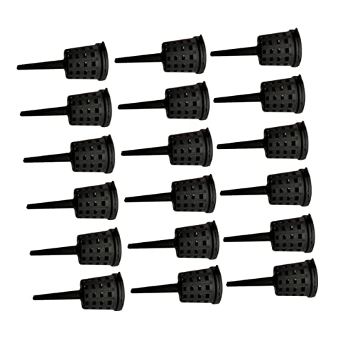 YARNOW 50pcs Garden Pot with Grow Lid Bonsai Fertiliser Orchid Cover Baskets Portable Container Holder Plastic Potted Propagation Rooting for Flower Basket Fertilizer Plant