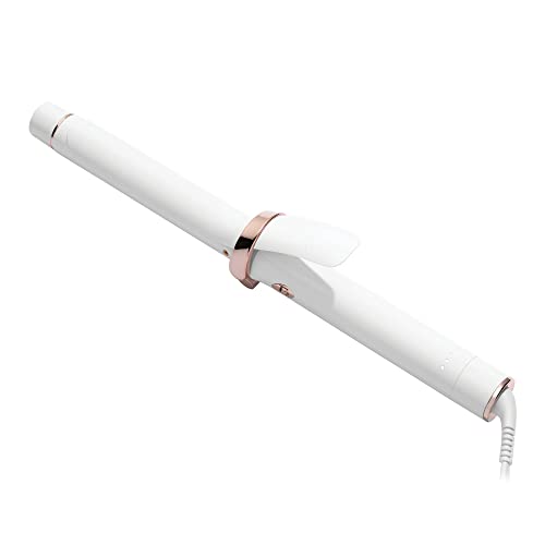 T3 SinglePass 1.0" Ceramic Curling Iron, White/Rose Gold, 1 Count (Pack of 1)