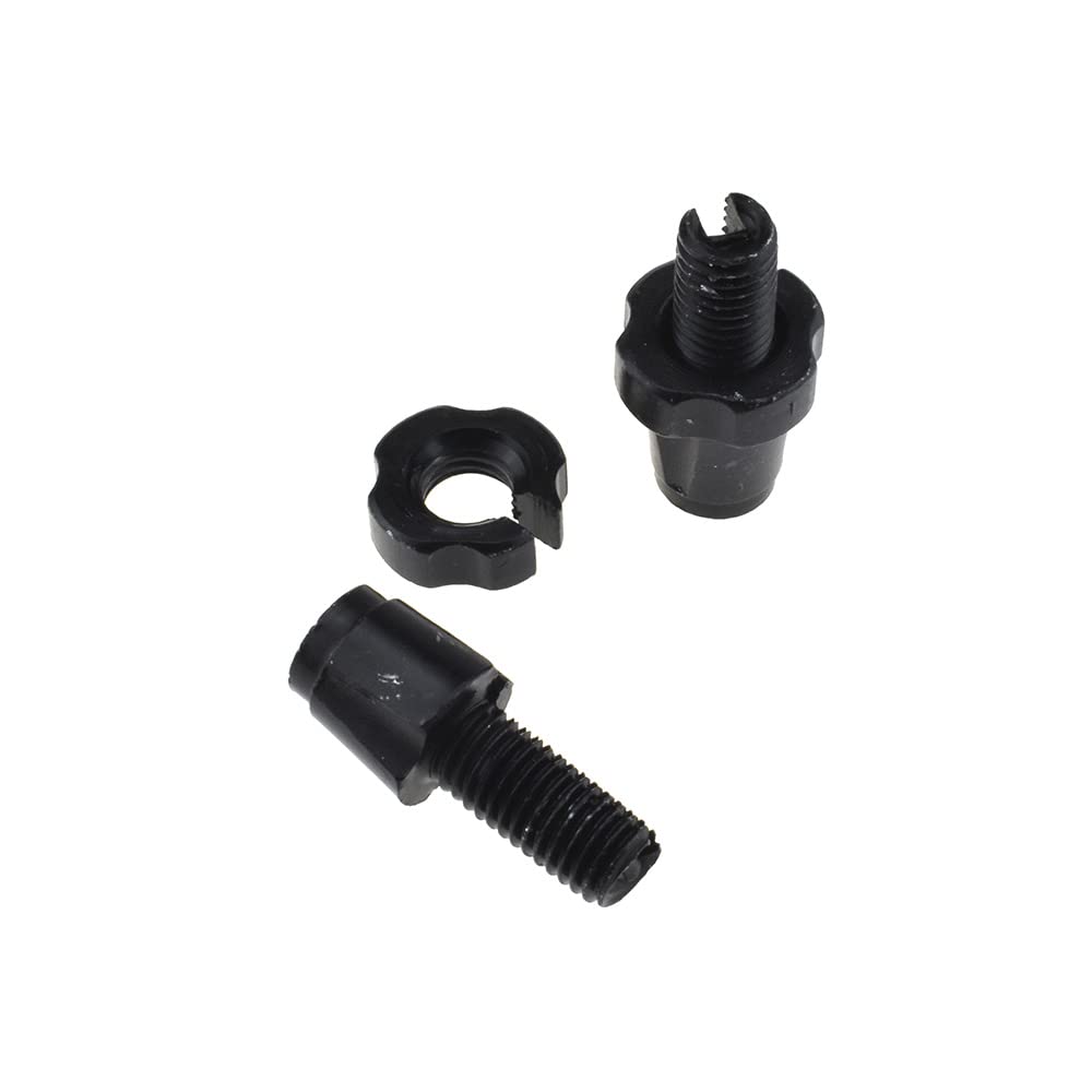 Yadaland 36mm Diameter Brake Cable Adjuster Easy Tune Action Smooth Threads Quick Install Lock Steady Alloy Bicycle Handle Lever Screws Bolt Fastener Accessories 10 PCS for Mountain and Road Bike
