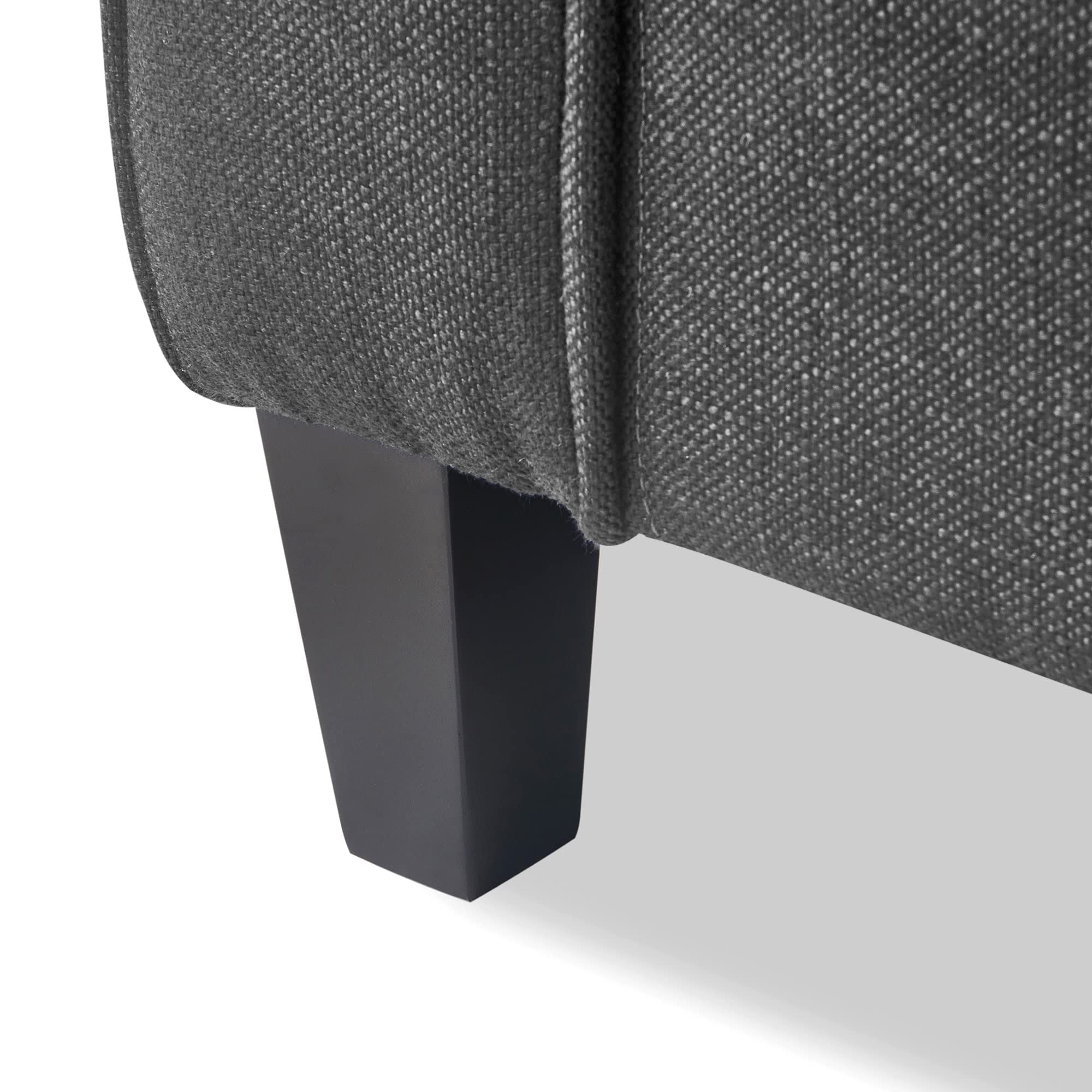 Serta Copenhagen Love Seats, 61" Loveseat, Dark Gray