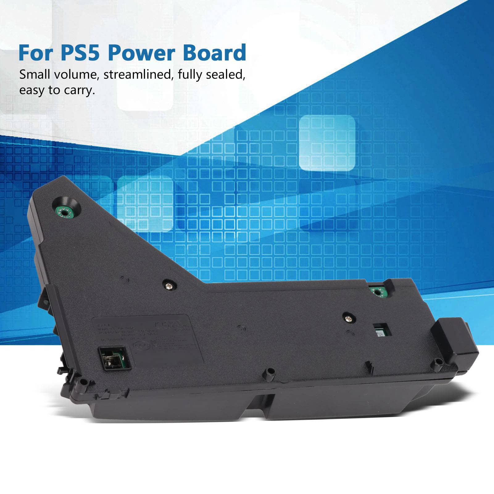 Zyyini ADP 400DR Power Supply for PS5, Internal Power Supply Replacement, with Power Cord, Easy Installation, for PS5 e(Black)