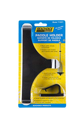 Seachoice Paddle Holder, Supports Paddles and Oars Horizontally and Vertically, Hardware Included