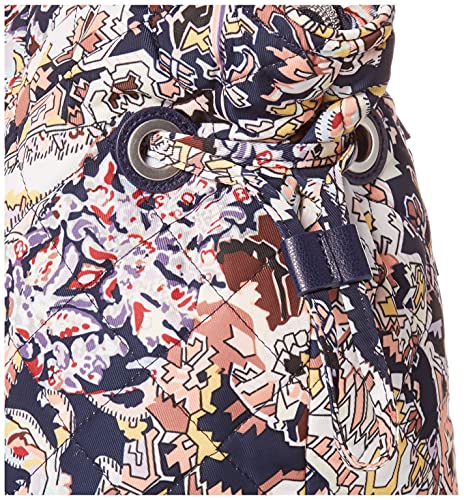 Vera Bradley Women's Performance Twill Cinch Shoulder Bag Purse, Tangier Paisley, One Size