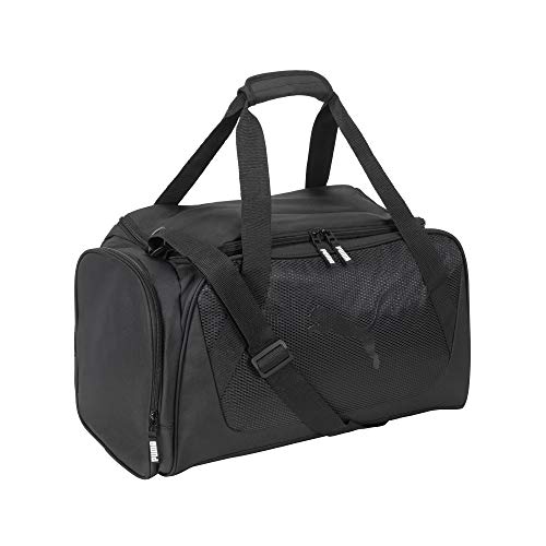 PUMA unisex adult Evercat Form Factor Duffel Bags, Black/Red, One-Size US