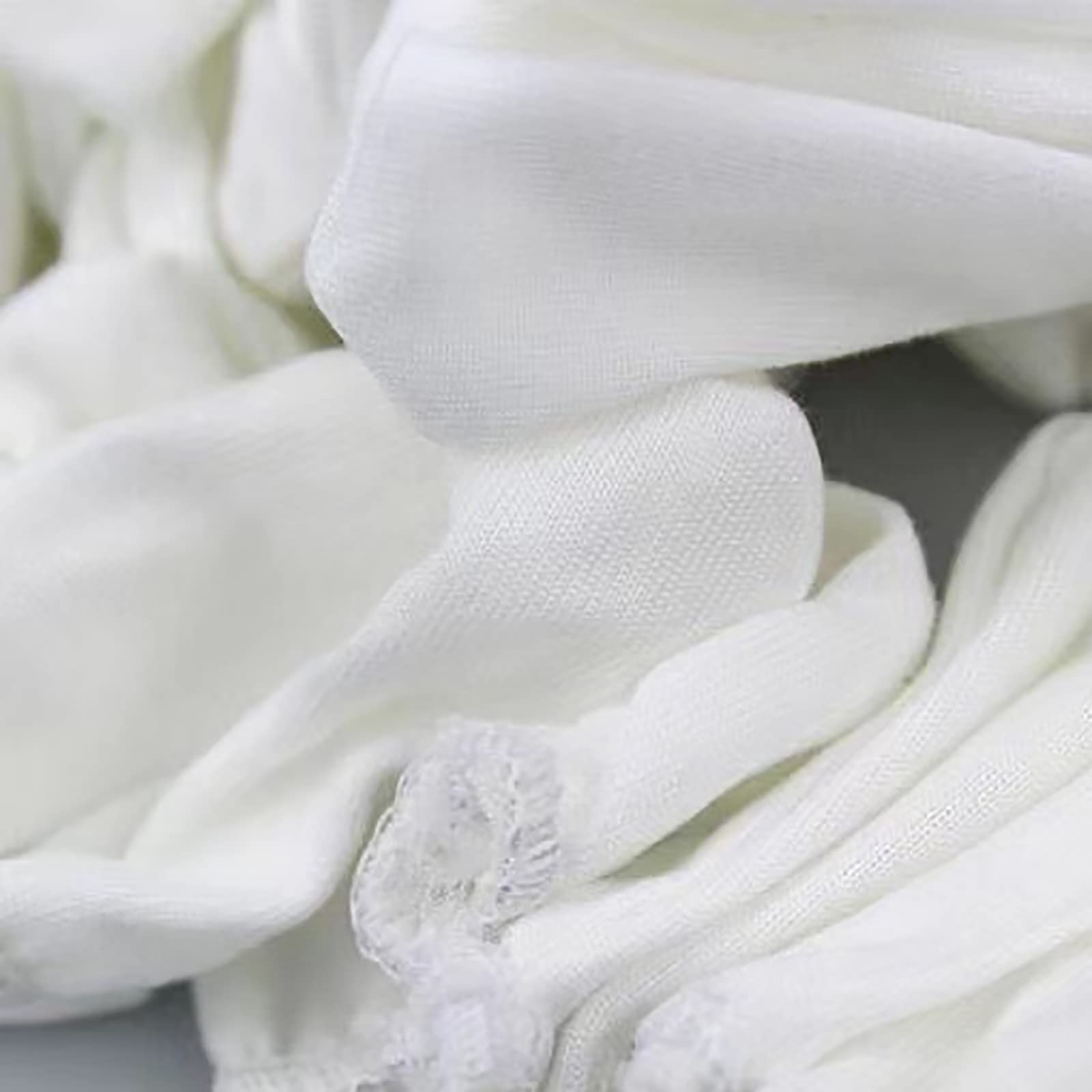 Zxfuture Pack of 100 Cotton Finger cots Protect Fingers Comfortable and Breathable, Absorb Sweat,Cloth Finger cot
