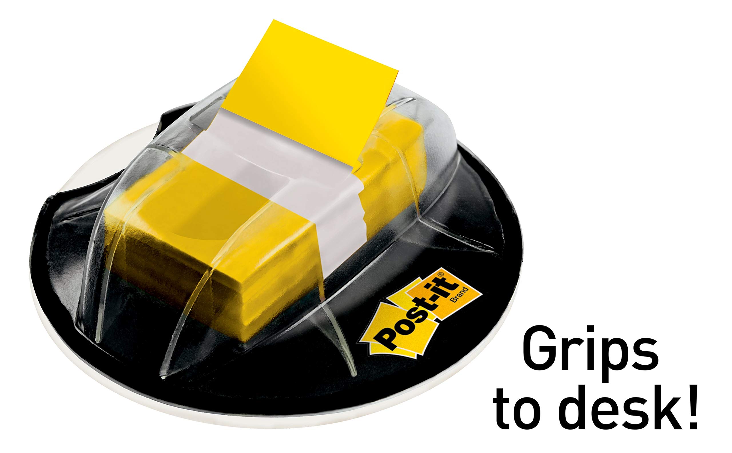Post-it Flags, 200/High Volume Desk Grip Dispenser,1 in Wide, Yellow (680-HVYW)