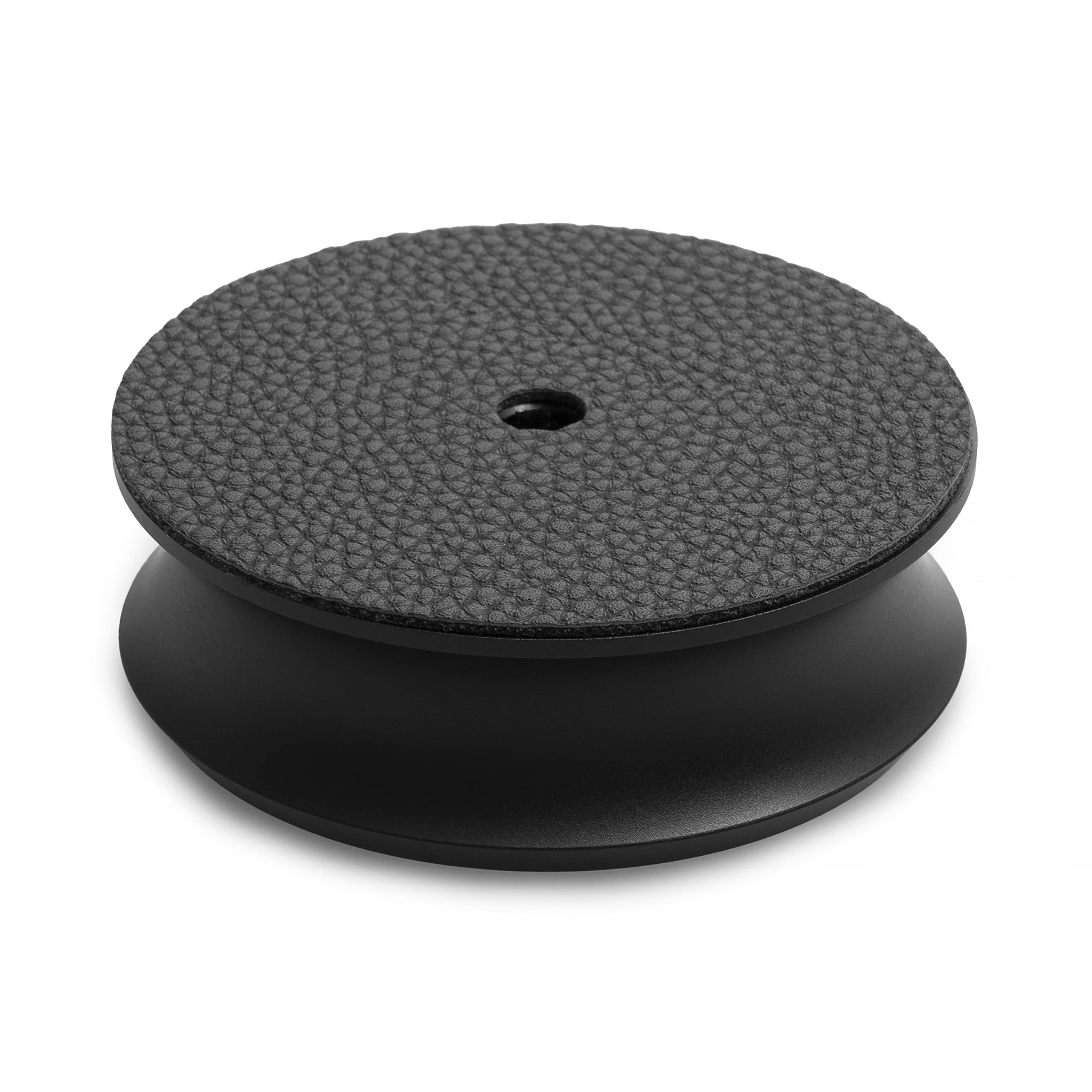 Rico & Quill Record Player Weight Stabilizer - Premium Vinyl LP Turntable Accessory, Quality Audio Sound, Low Profile, Fits Under Dust Cover, Protective Base - Complete with Anti-static Cleaning Cloth