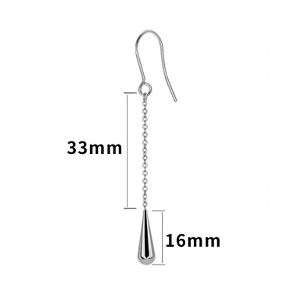 Tassel Earrings Lightweight Sterling Silver Fringe Dangling Earrings for Women