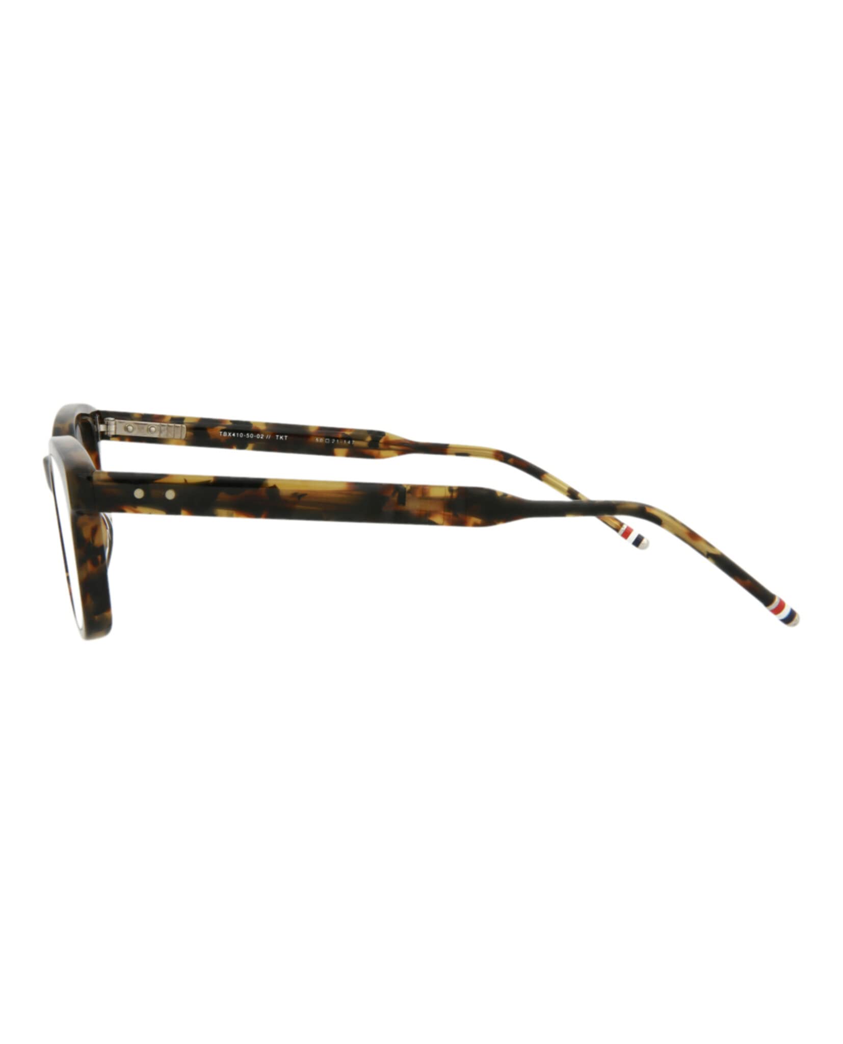 THOM BROWNE TBX410-50-02 Eyeglass Frame Tokyo Tortoise w/Demo Lens 50mm