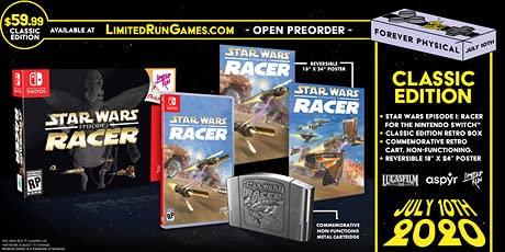 Switch Limited Run : Star Wars Episode I: Racer Classic Edition