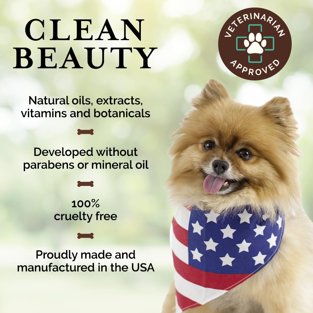 Rosen Apothecary 5-in-1 Odor Control Dog Spray, 240ml/8 fl oz, Spray for Dogs with Odor Issues, Oatmeal, Lavender and Tea Tree Oil, Detangles Fur