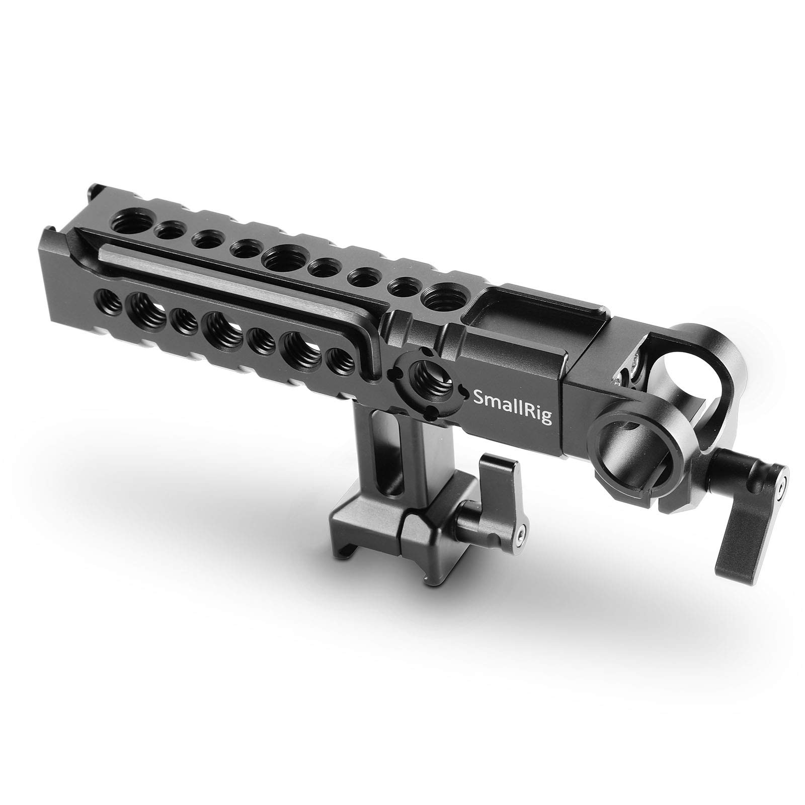 SmallRig NATO Top Handle with 15mm Rod Clamp,Locating Pins for Arri and Cold Shoe Handlegrip - 2027