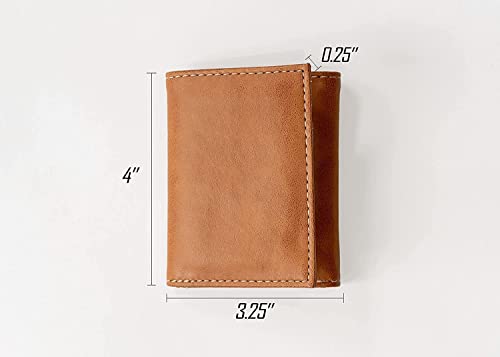 Rico Industries - Chase Elliott No. 9 - Premium Laser Engraved Vegan Brown Leather Tri-fold Wallet - Slim yet Sturdy Design - Perfect to Show Your NASCAR Loyalty or Gift