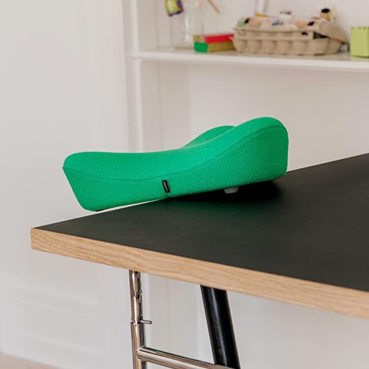 Varier Move Tilting Saddle Stool (Black Revive Fabric with Natural Ash Base)