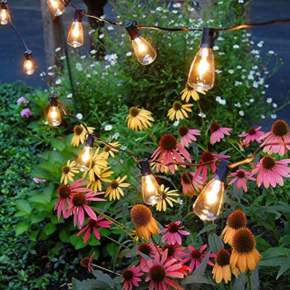 Romasaty 10-Pack ST35 Light Bulbs Replacement Edison Clear Bulbs -5 Watts C7/E12 Screw Base for Indoor/Outdoor Patio String Lights