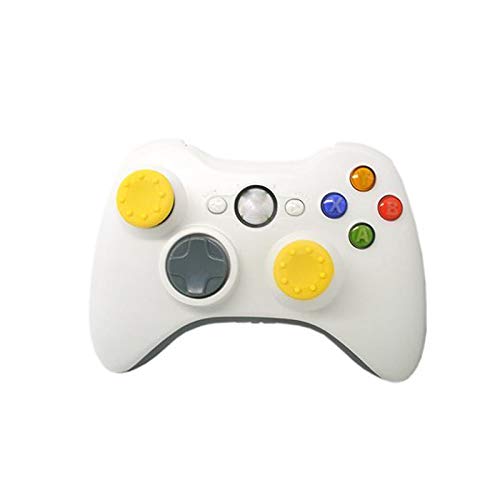 Silicone Thumb Grip Stick Caps for PS4 PS3 PS2 Xbox 360 Xbox one Analog Controller 4 pcs (Yellow)