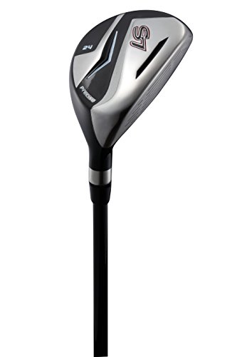 Precise S7 Tall Men’s (6'1" to 6'4") Right Handed Complete Golf Club Set, Include 460cc Driver, 3 Wood, 5 Wood, 24* Hybrid, 5-9 PW Irons, Sand Wedge, Putter, Deluxe Stand Bag & 4 Headcovers, Black/Red