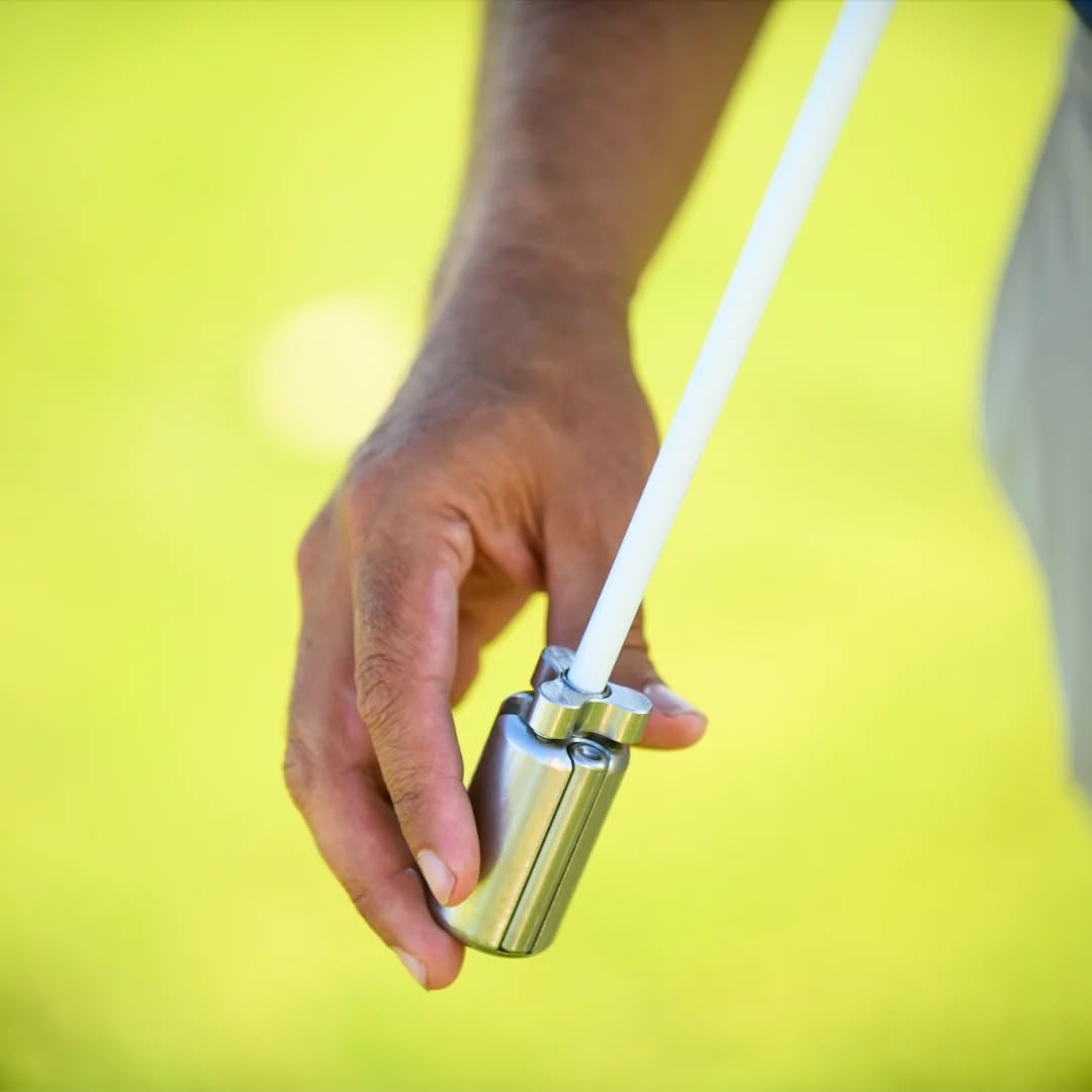 Rypstick | Golf Swing Trainer Device for Increased Distance - Golf Speed Trainer and Warmup Aid (Men's White 45β)