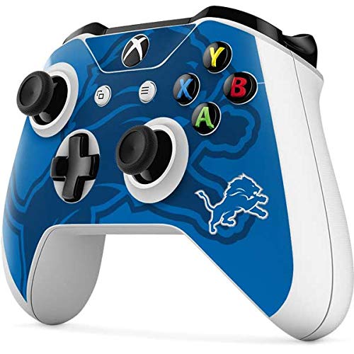 Skinit Decal Gaming Skin Compatible with Xbox One S Controller - Officially Licensed NFL Detroit Lions Double Vision Design