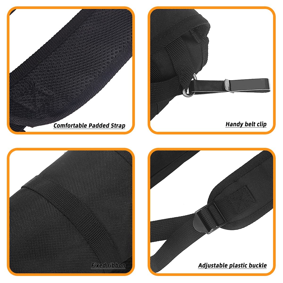 RZAHUAHU Archery Arrow Quiver for Arrows 2pcs Holder Adjustable Storage Arrow Bags Two Pieces Hip and Back Quiver for Bow Hunting and Target Practice Archery Accessories Outdoor Target Shooting