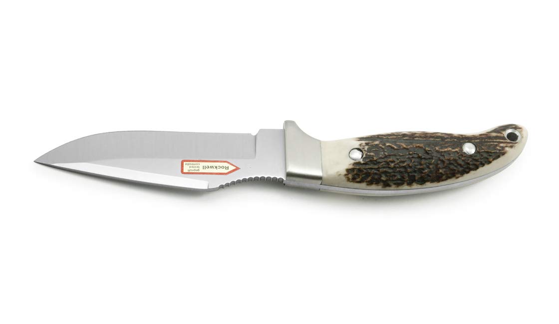 PUMA Knives Hunter's Companion Staghorn German Made Hunting Knife with Leather Sheath
