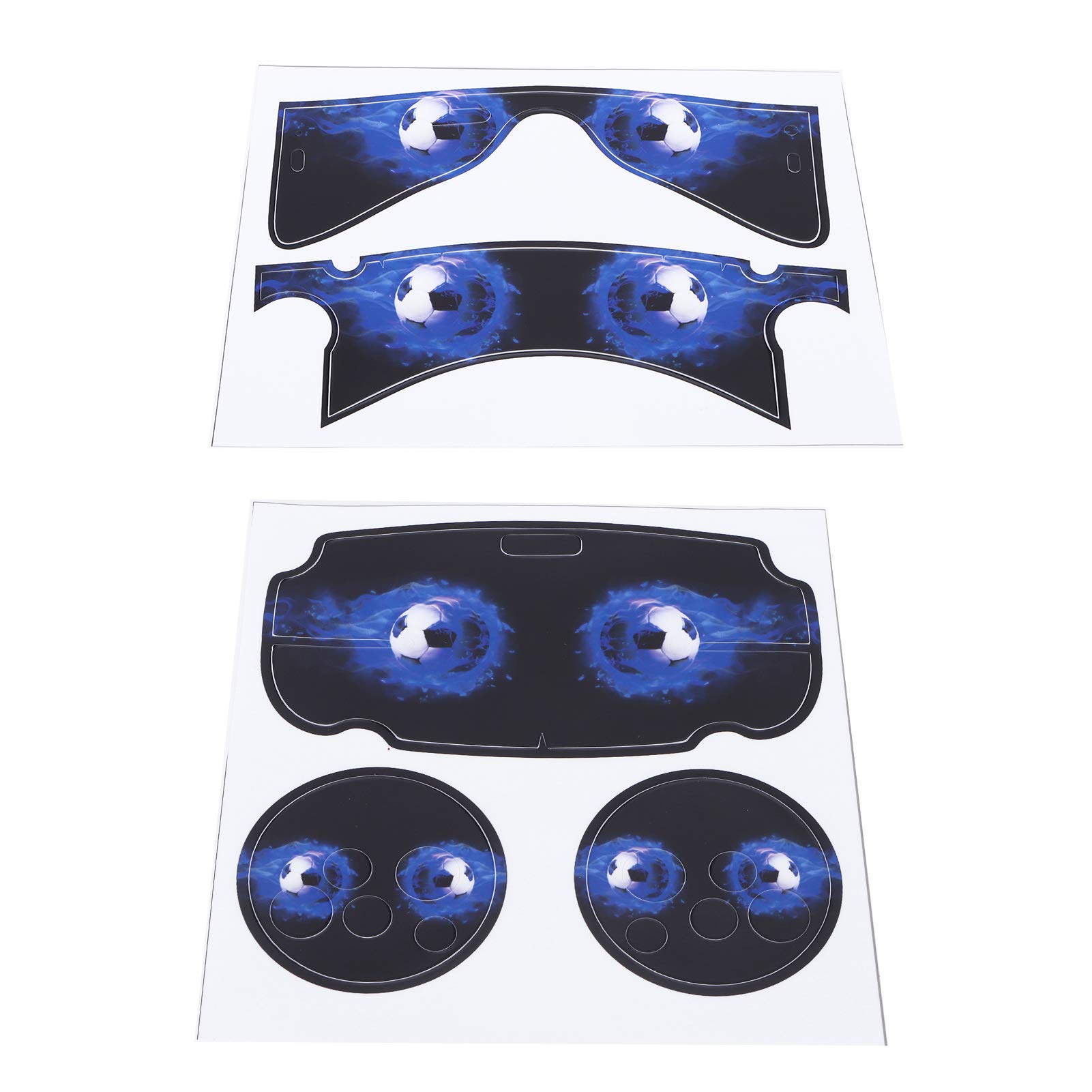 VR Headset and Controller Sticker, Durable PVC Skin Cover Set for Oculus 2 VR Glasses, Easy to Paste, Protects Your Equipment from Scratches(A)