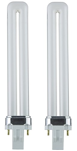 Sunlite PL13/SP27K 13-Watt Compact Fluorescent Plug-In 2-Pin Light Bulb, 2700K Color (2 Pack, 2700K Color)