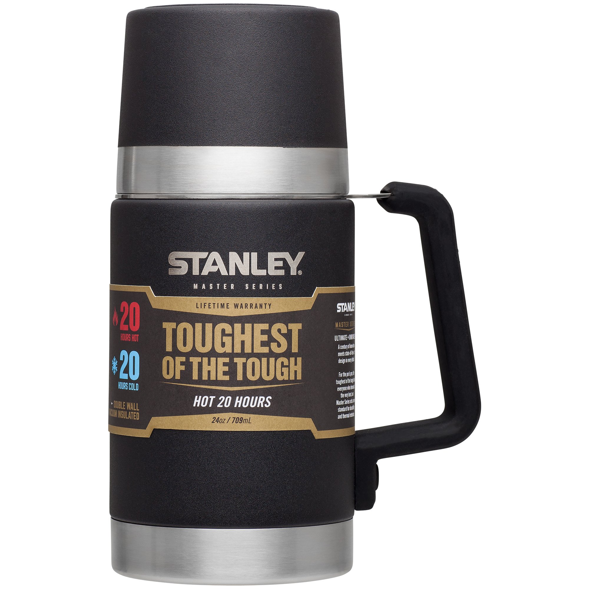 Stanley Master Vacuum Food Jar, Foundry Black, 24 oz