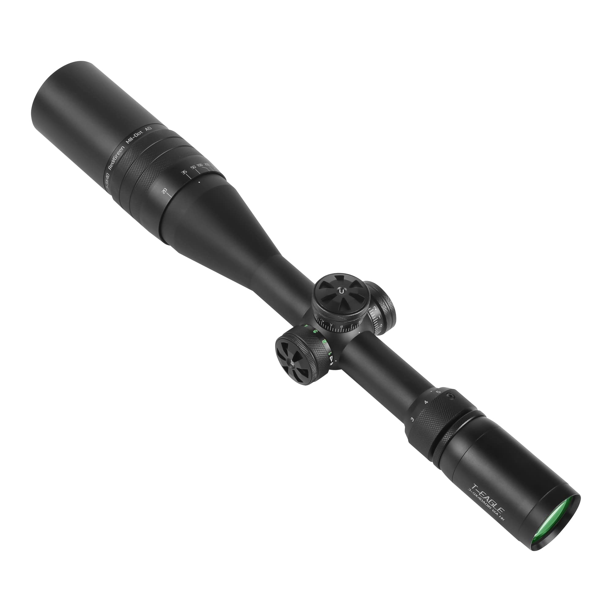 T-EAGLE Optics SR 3-9x40 AO IR Hunting Rifle Scopes Second Focal Plane Long Eye Relief Riflescopes 1” Main Tube